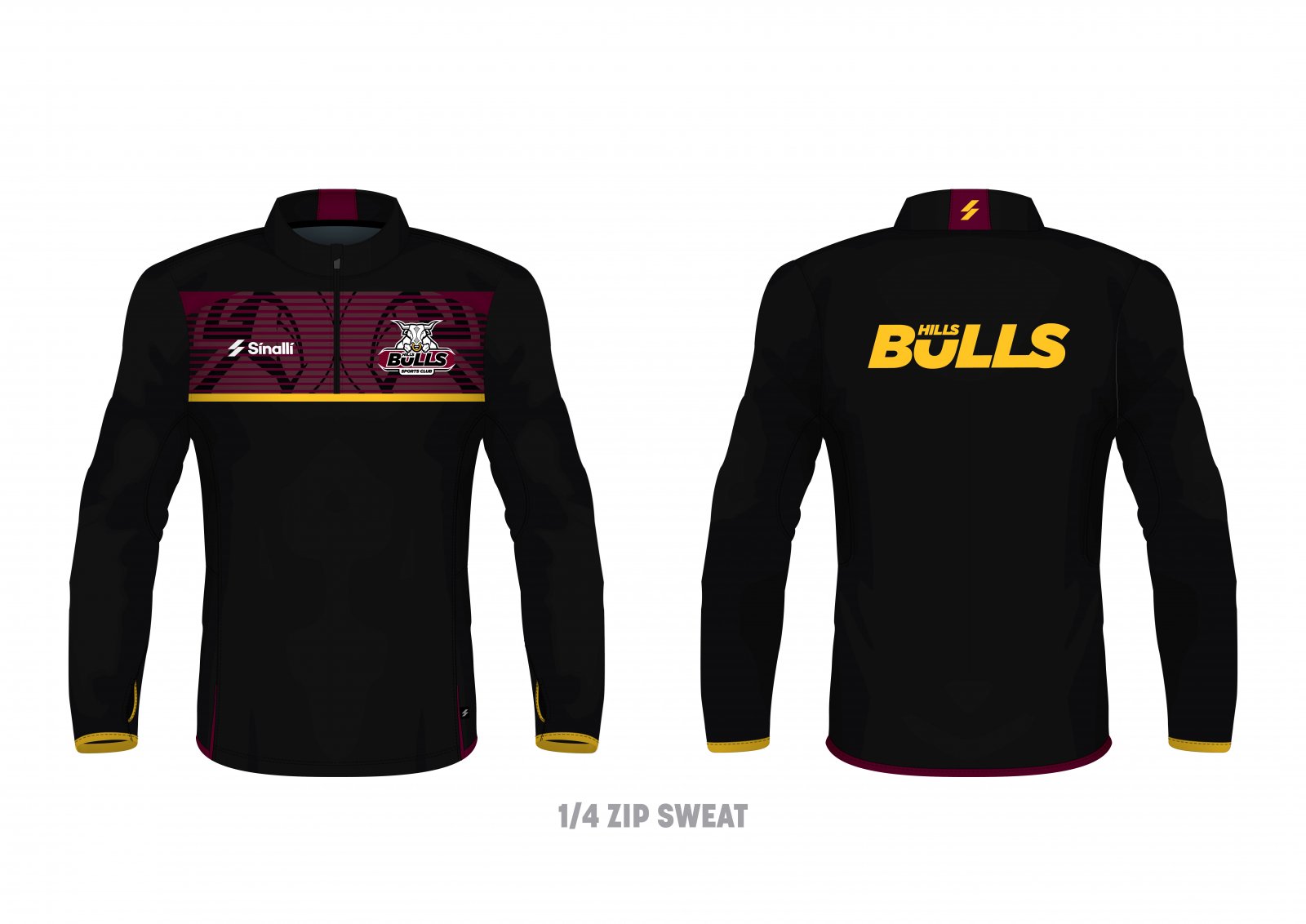 Hills Bulls Elite Long Sleeve Shirt
